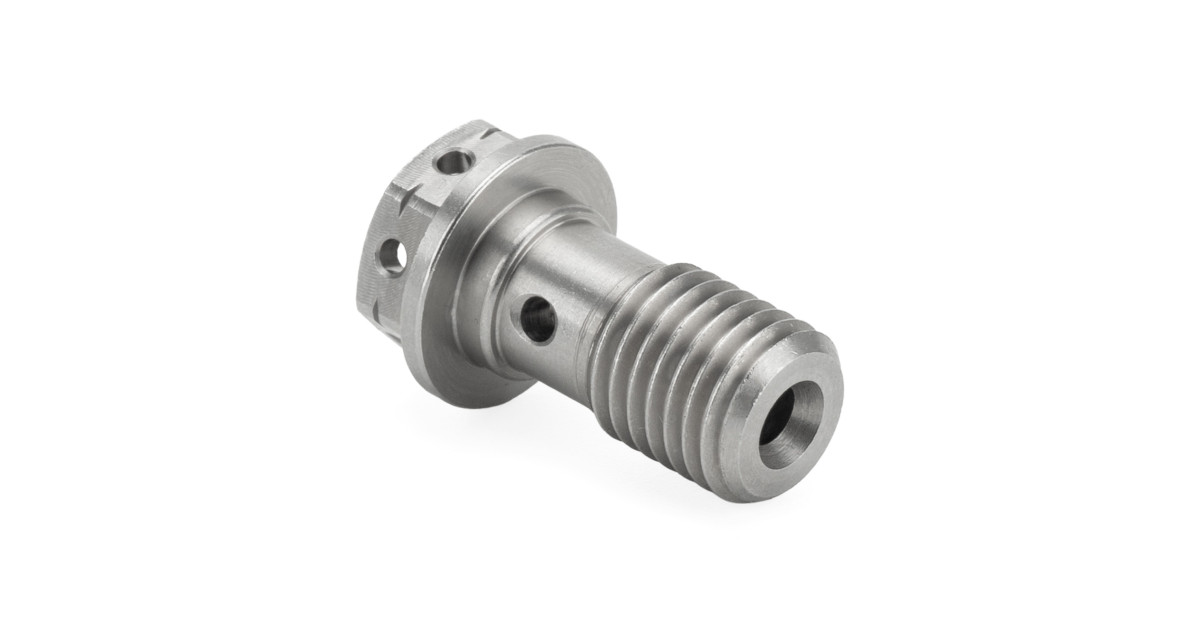 Race Spec Stainless Steel Single Banjo Bolts – Lockwire Ready