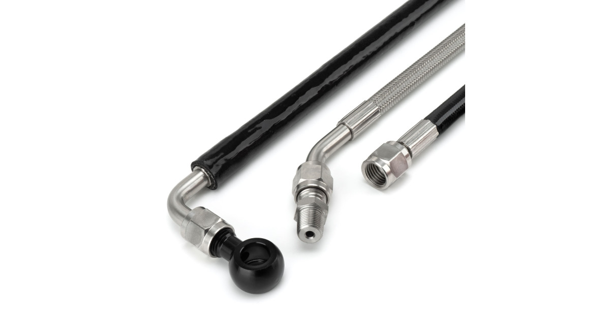 Custom AN4 PTFE Braided Oil Fuel Coolant Hoses - Build Now!